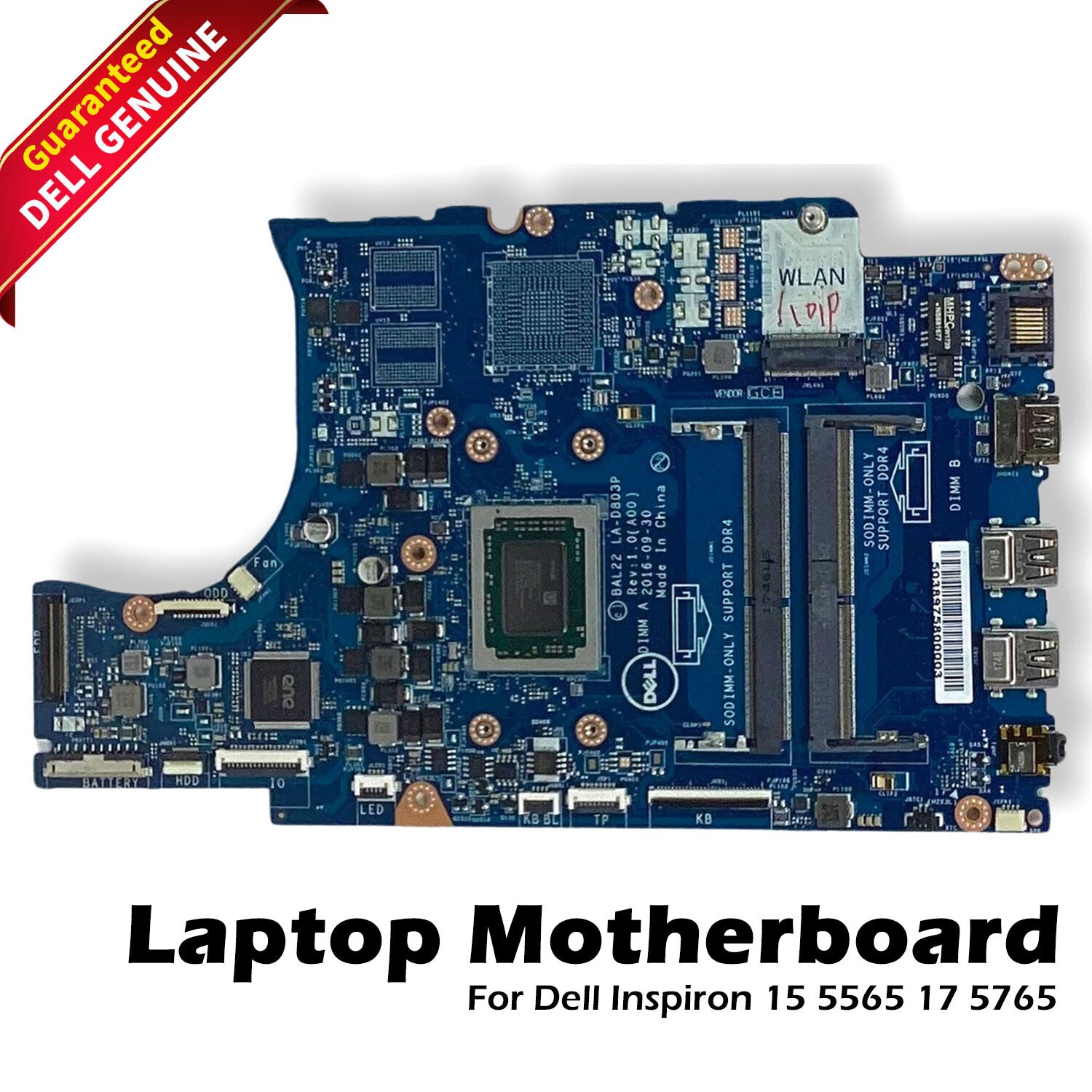 Dell Inspiron 15 5565 17 5765 Motherboard AMD A12-9700P 2.5GHz UMA Gra ...